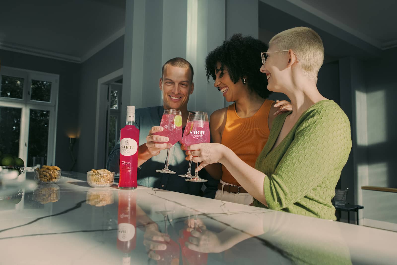 SARTI Spritz: Der pinke Aperitif Cocktail mit Prosecco | SARTI